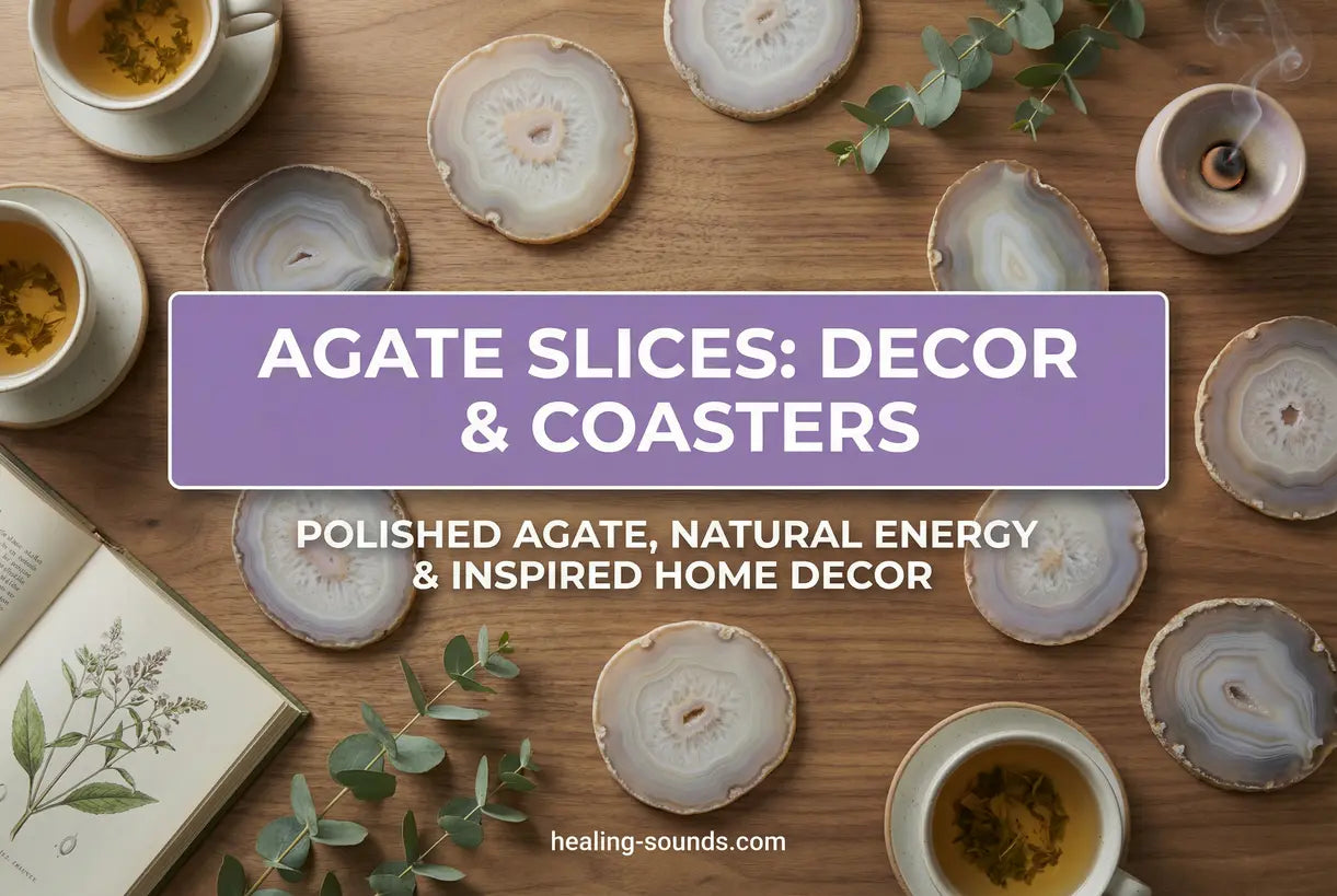 Agate Slices: Decor, Coasters & Polished Stone Uses