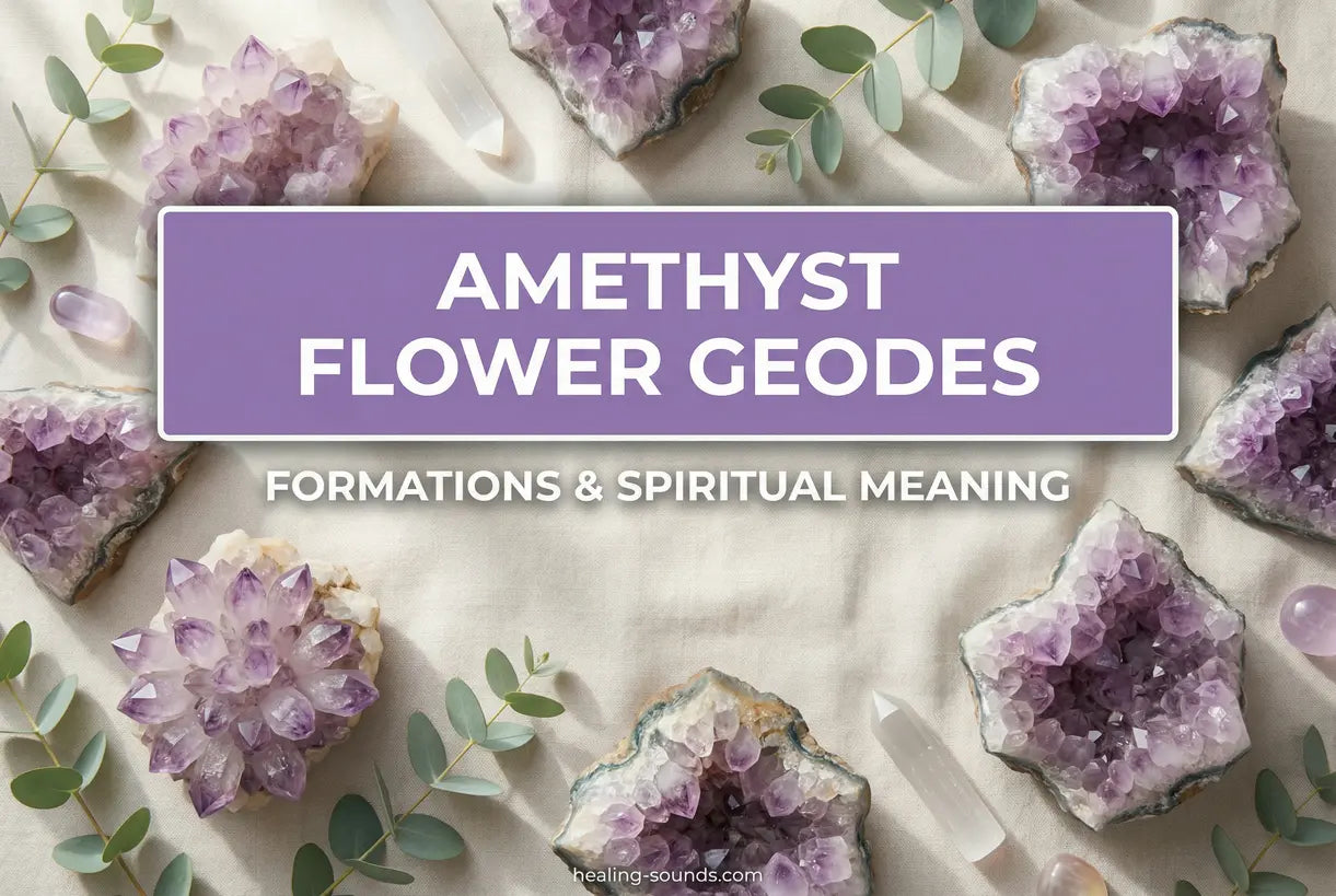 Amethyst Flower Geodes: Meaning, Formation & Healing Benefits