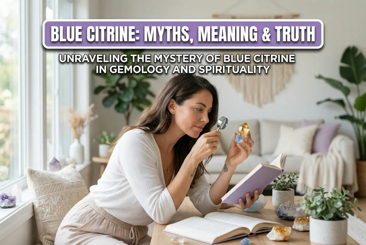 Blue Citrine: Myth, Reality & Meaning Guide | Blue Citrine Explained