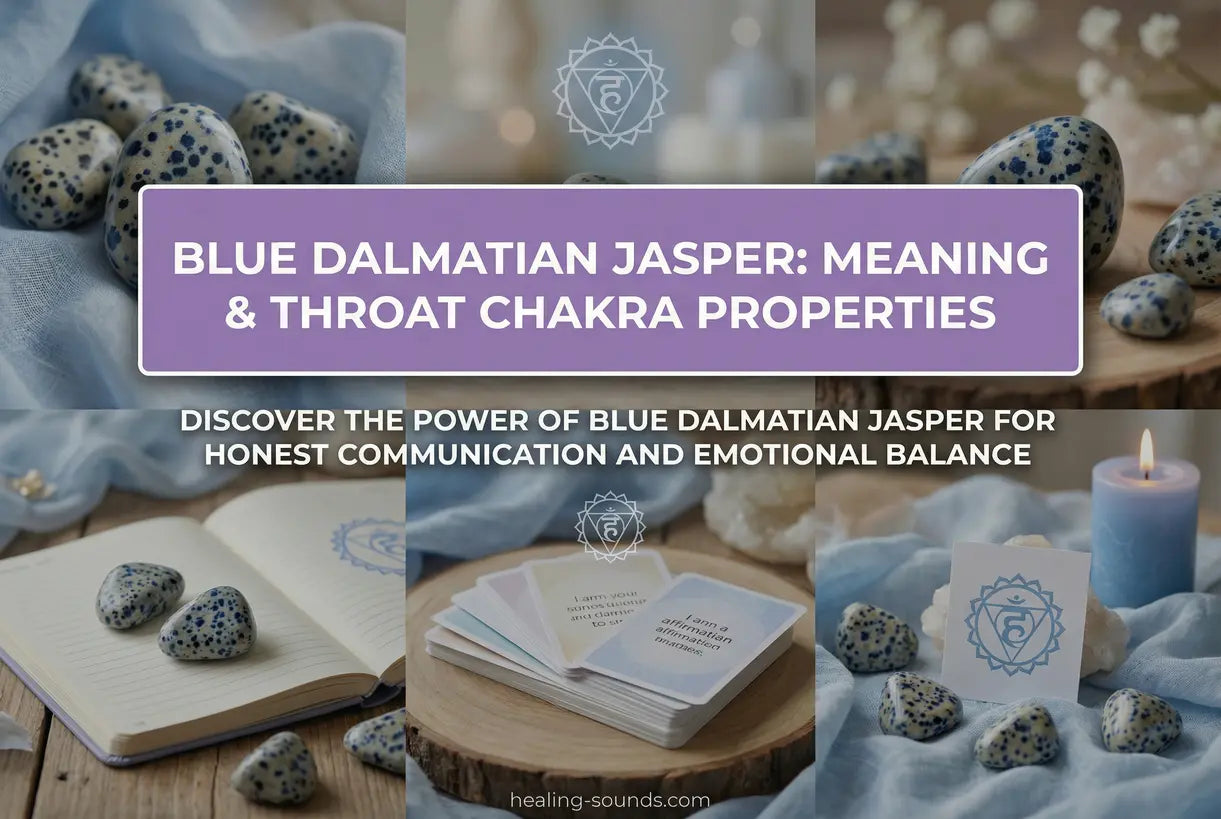 Blue Dalmatian Jasper Meaning & Healing – Throat Chakra Guide