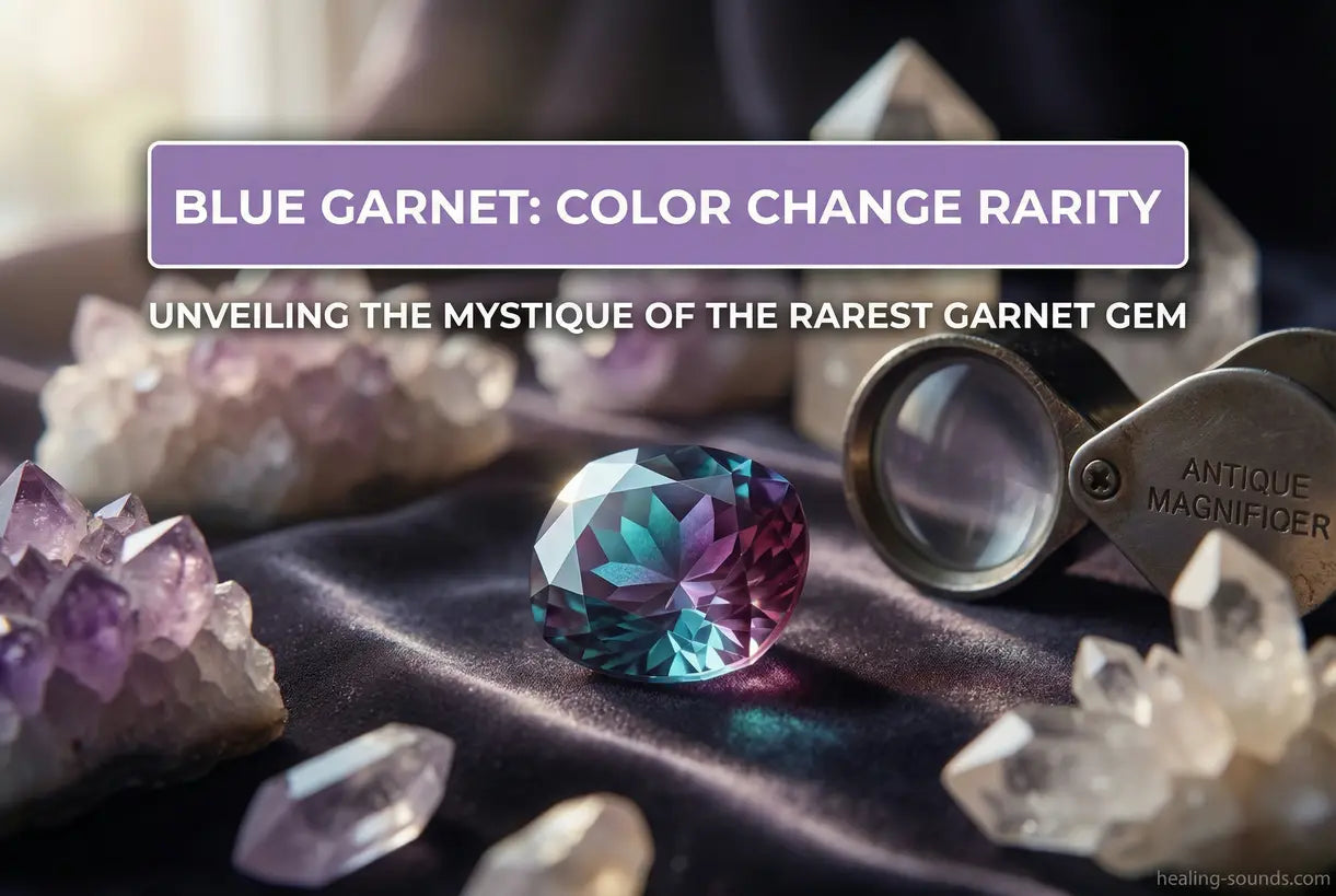 Blue Garnet: Rare Color Change Gemstone Guide & Meaning