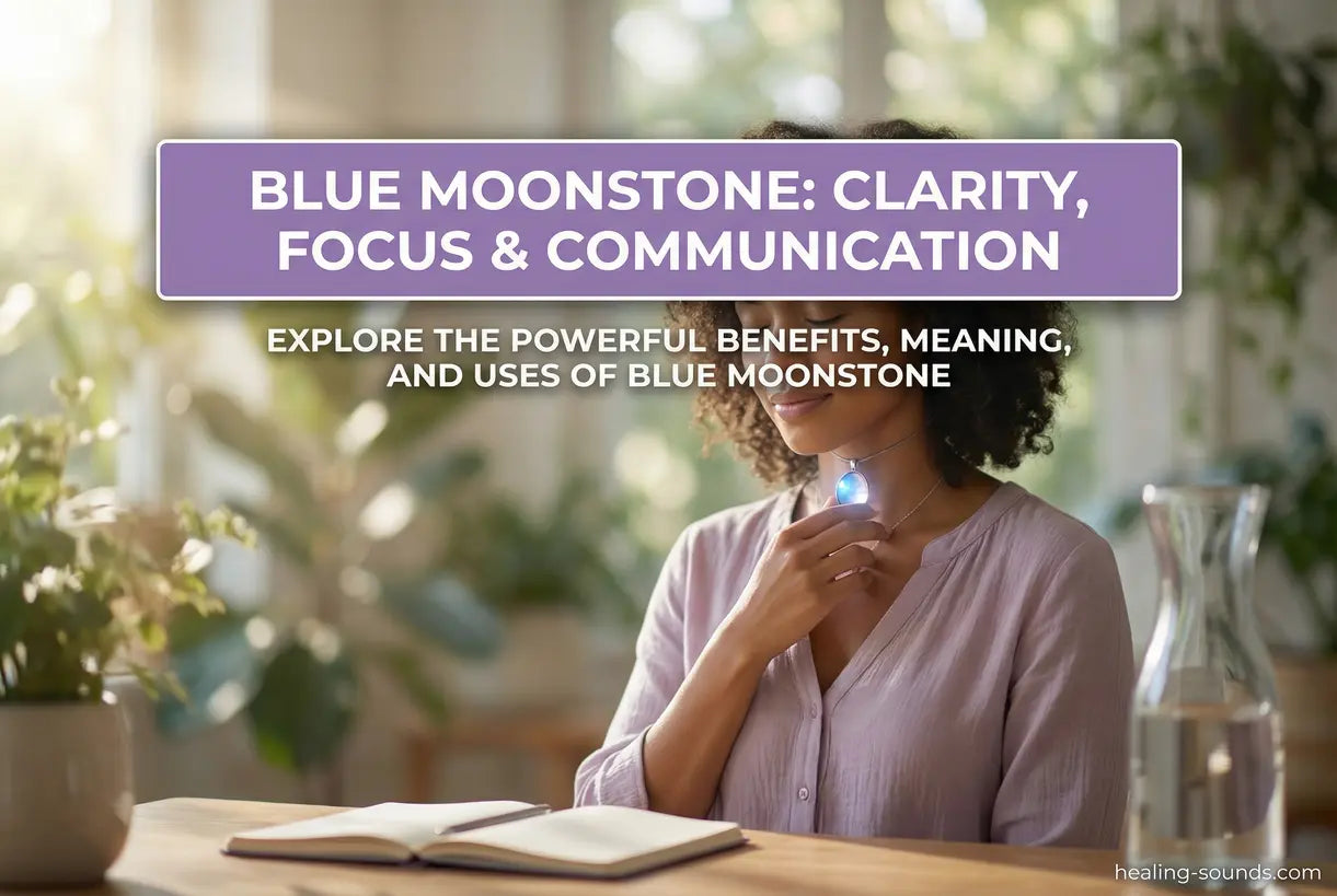 Blue Moonstone Meaning, Clarity & Focus Benefits Guide
