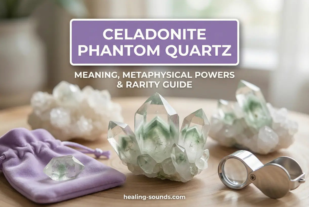 Celadonite Phantom Quartz Meaning, Properties & Healing Guide