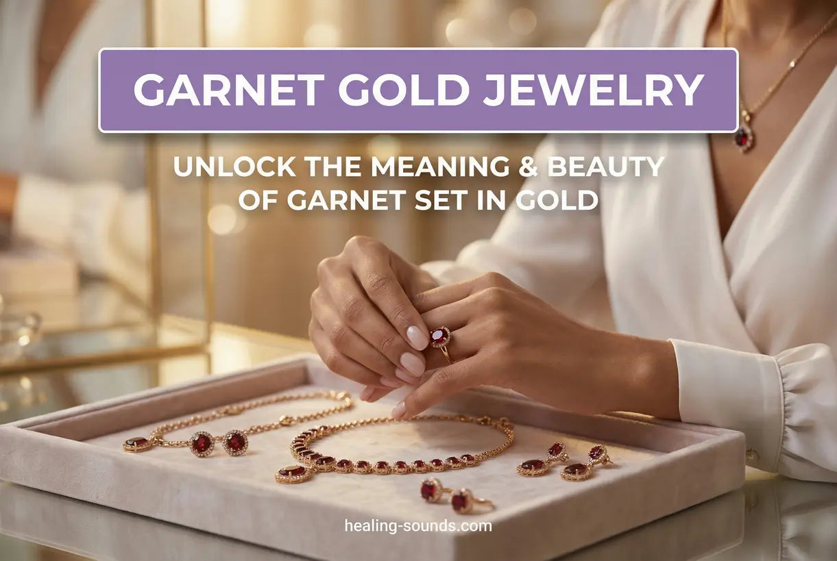 Garnet Gold Jewelry: Meaning, Value & Buying Guide | Healing Sounds