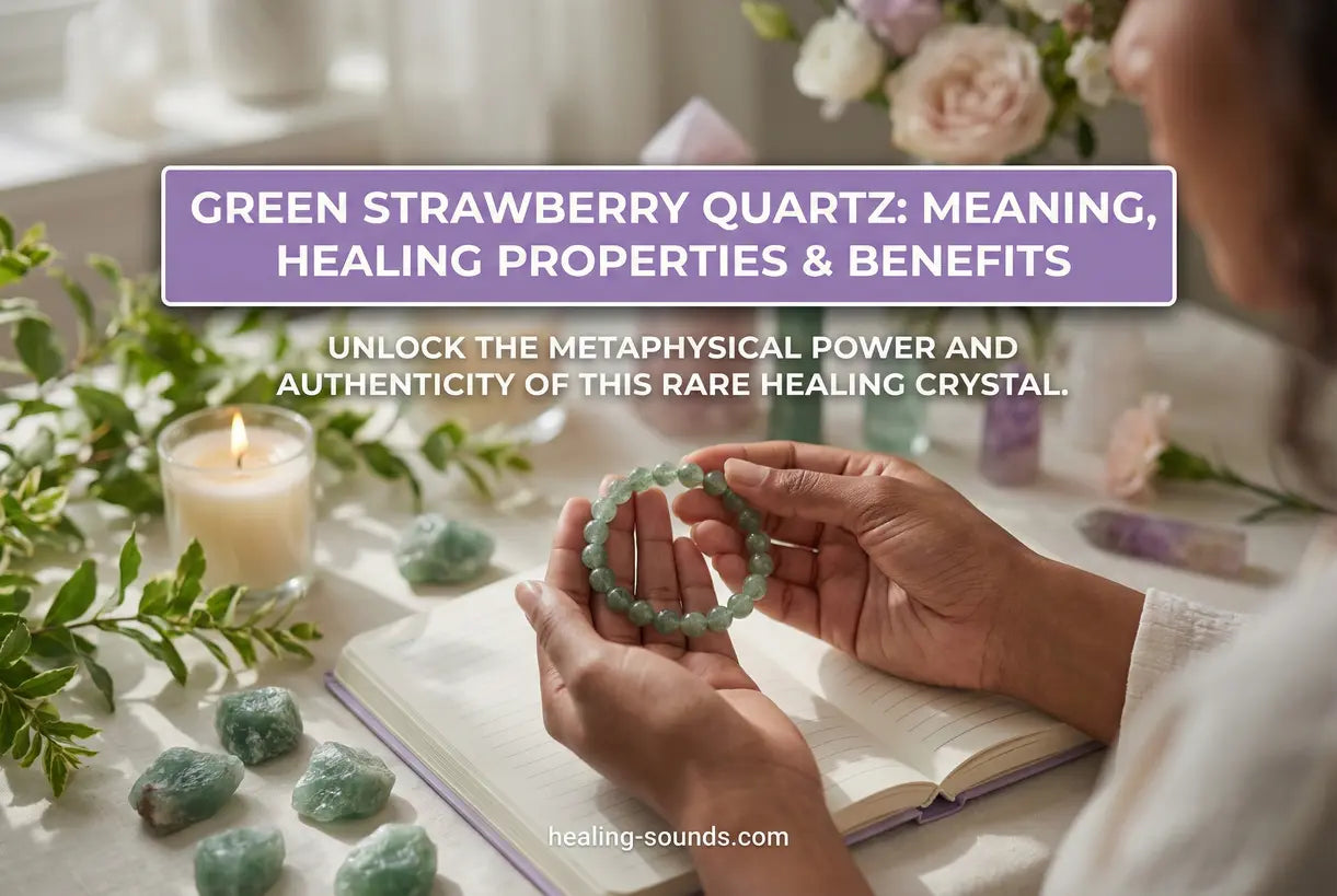Green Strawberry Quartz Meaning, Healing Properties & Spiritual Uses