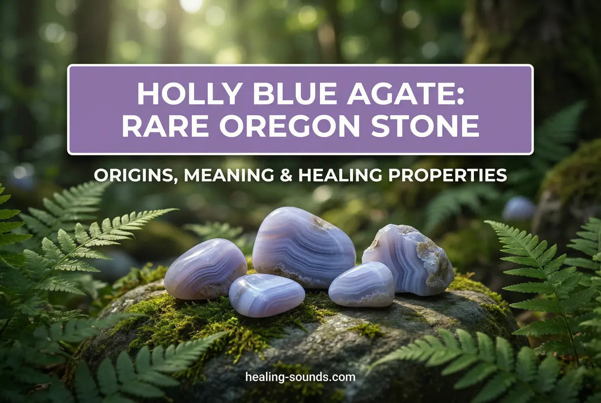 Holly Blue Agate: Rare Oregon Stone Meaning & Properties