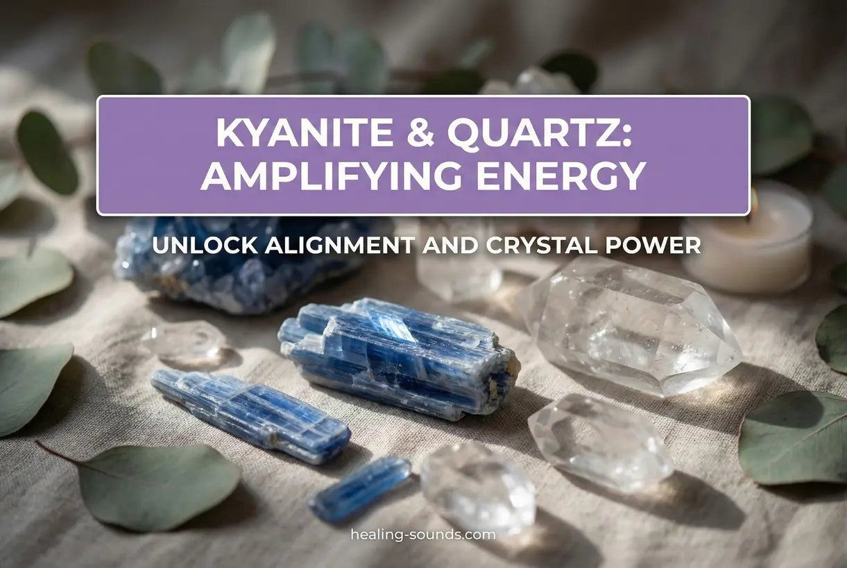 Kyanite and Quartz for Amplifying Energy & Alignment