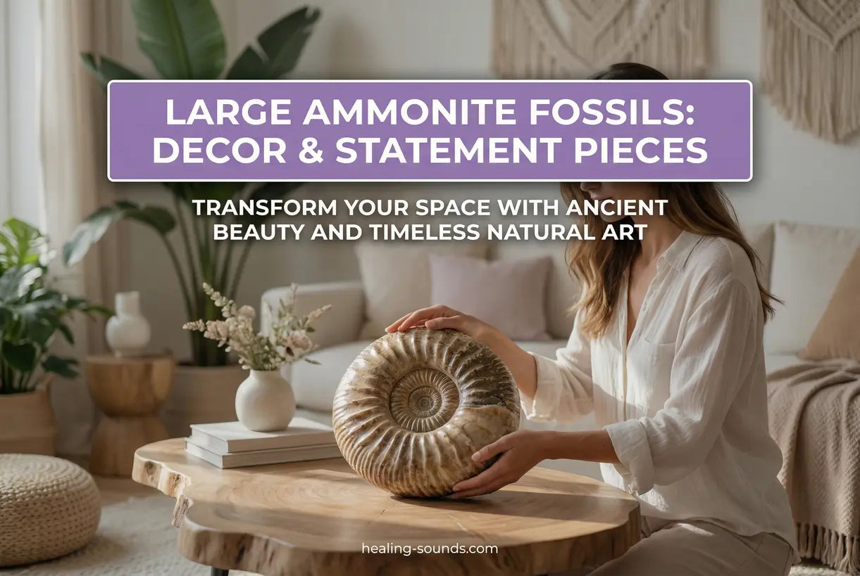 Large Ammonite Fossil Decor – Statement Fossil Pieces & Tips