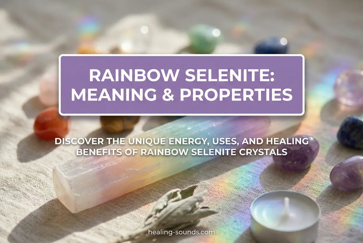 Rainbow Selenite Meaning, Healing & Properties Guide