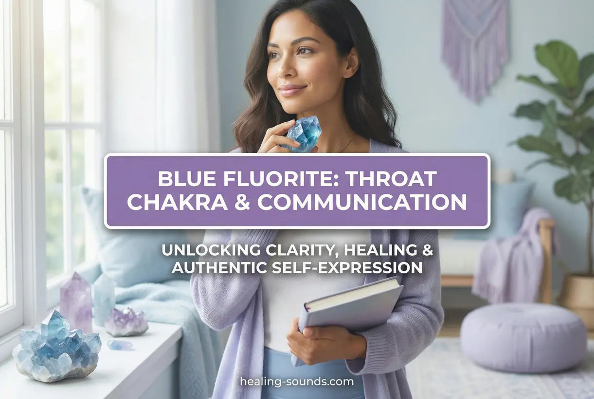 Raw Blue Fluorite: Throat Chakra, Healing & Communication