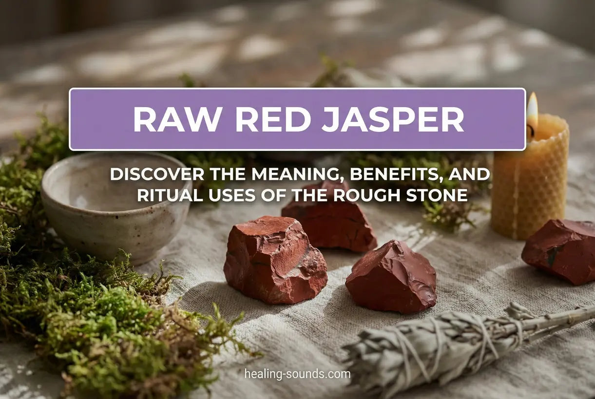 Raw Red Jasper: Meaning, Benefits & Uses of the Rough Stone