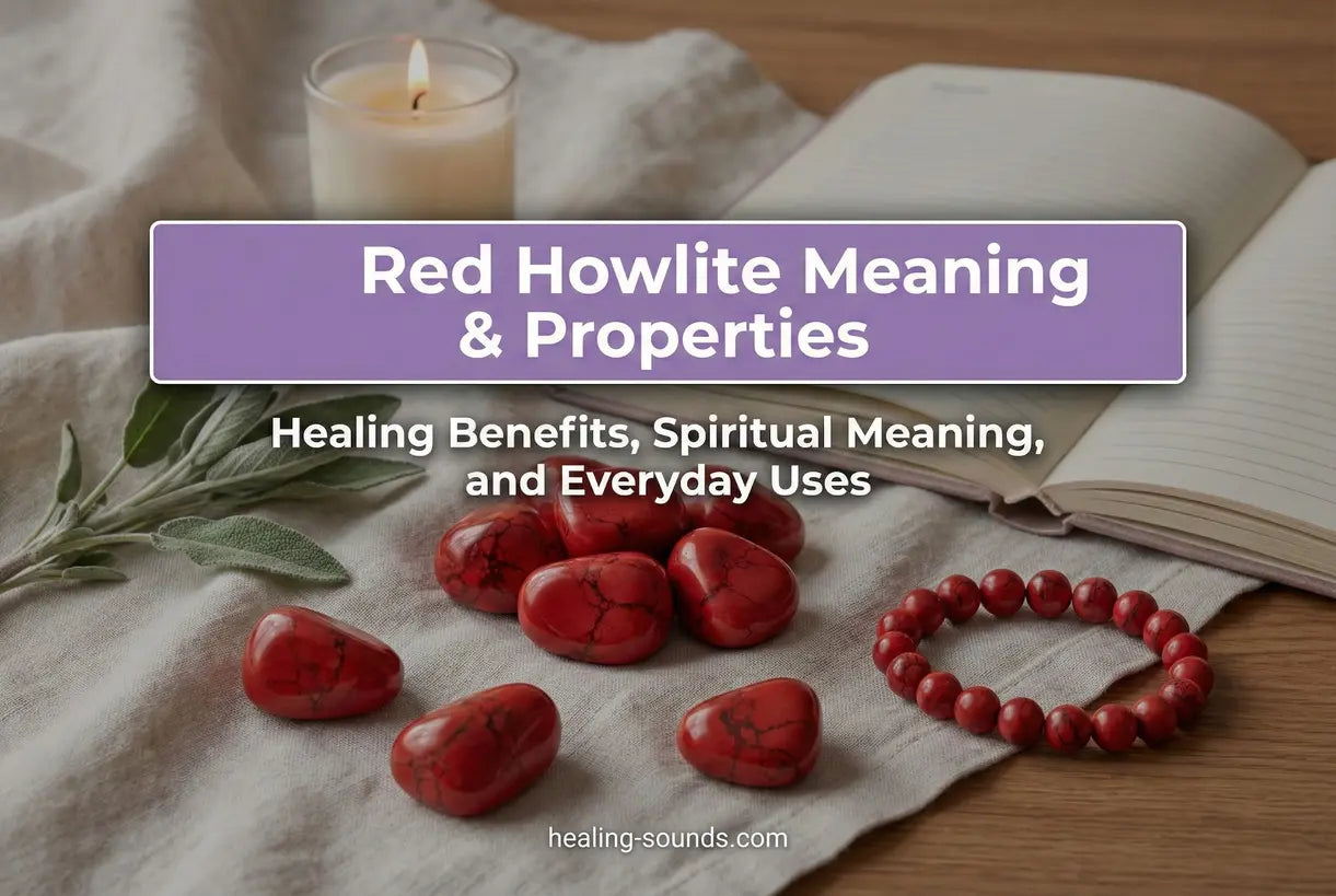 Red Howlite Meaning & Properties – Stone Benefits & Uses