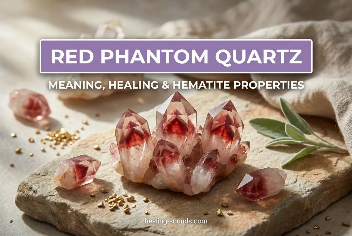 Red Phantom Quartz Meaning, Healing & Hematite Properties Guide