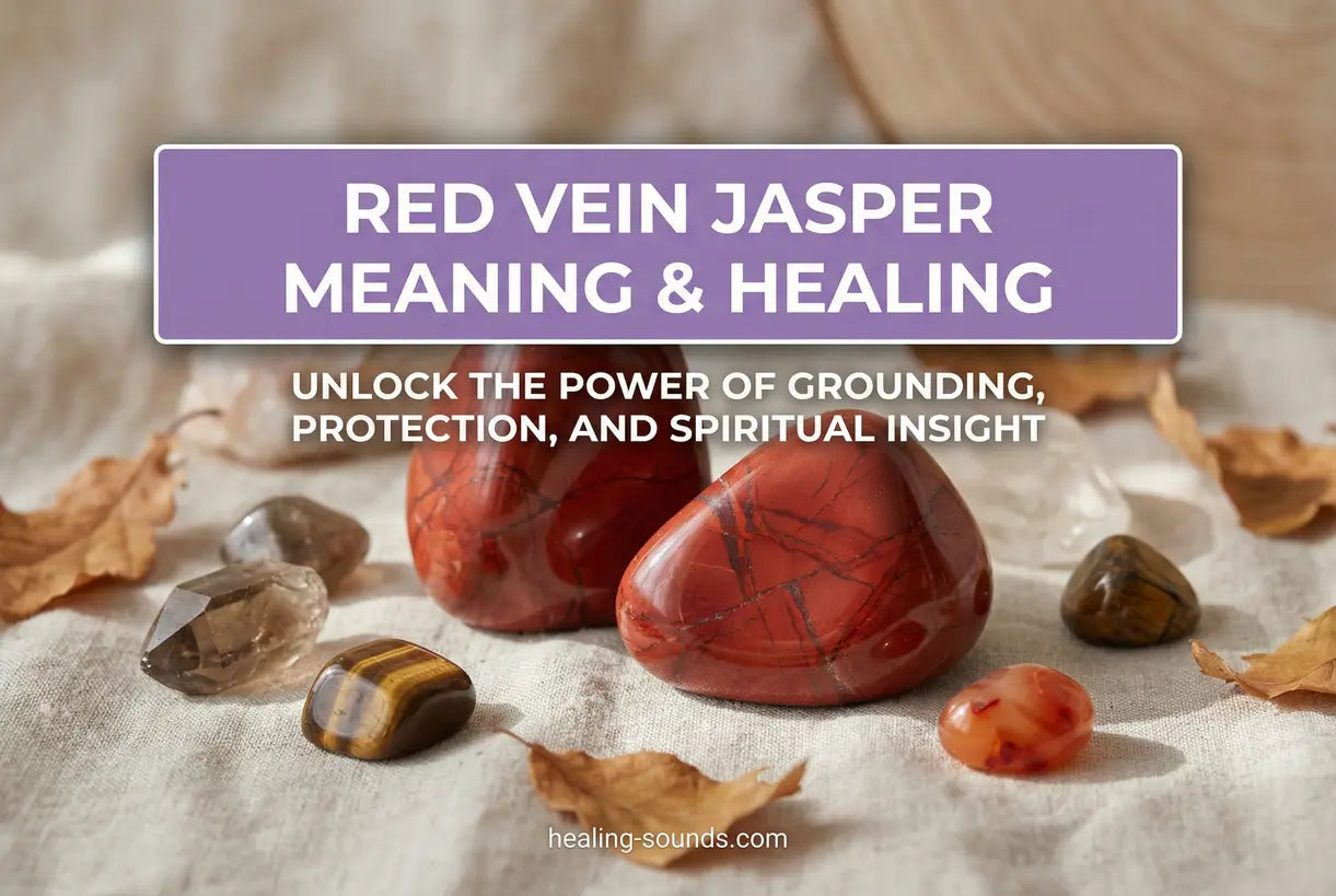 Red Vein Jasper: Meaning, Healing & Metaphysical Properties Guide