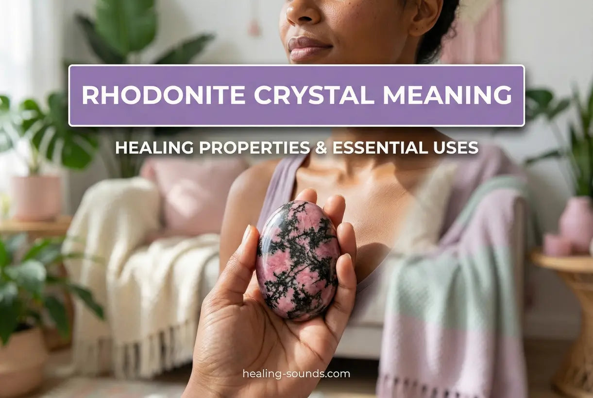 Rhodonite Crystal Meaning, Healing Properties & Uses
