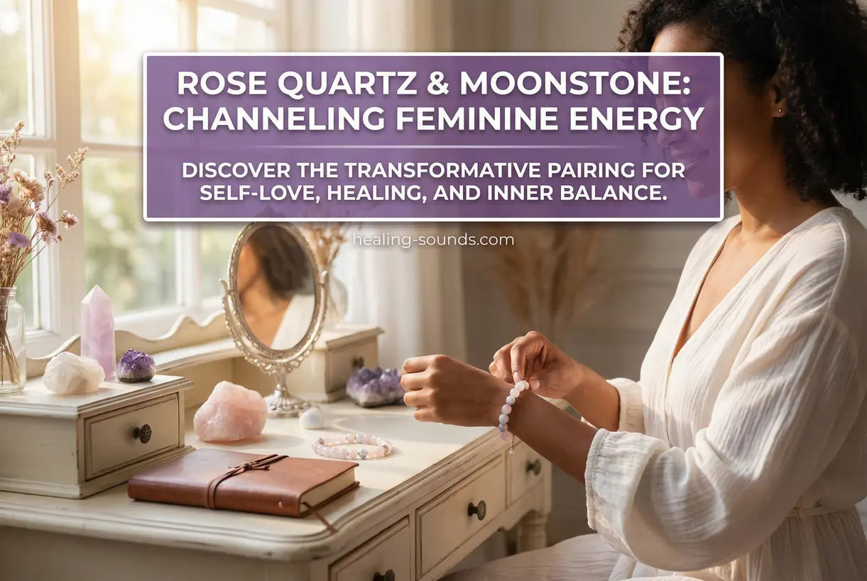 Rose Quartz and Moonstone: Feminine Energy Pairing Guide