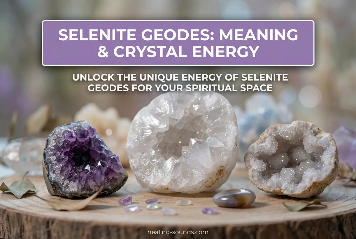 Selenite Geode Meaning & Crystal Energy Benefits Guide