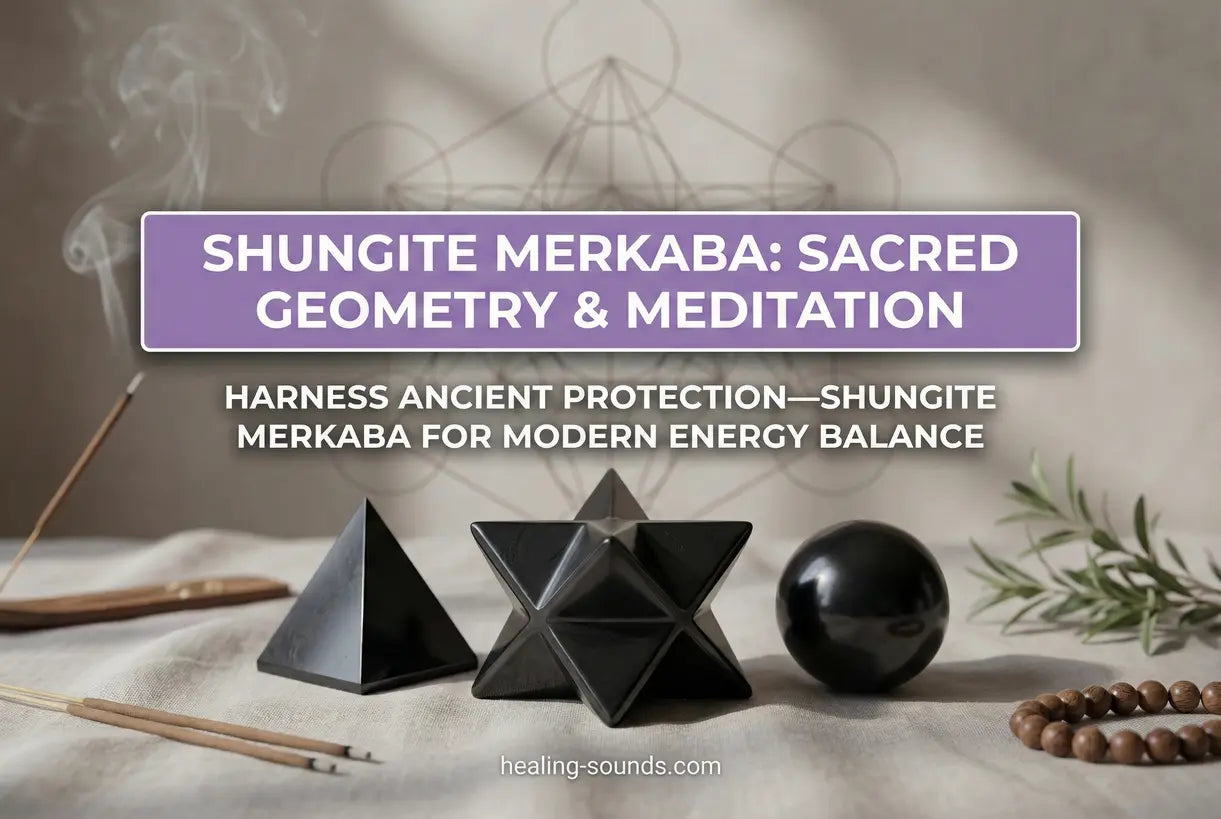 Shungite Merkaba Meaning & Meditation Uses | Sacred Geometry Guide