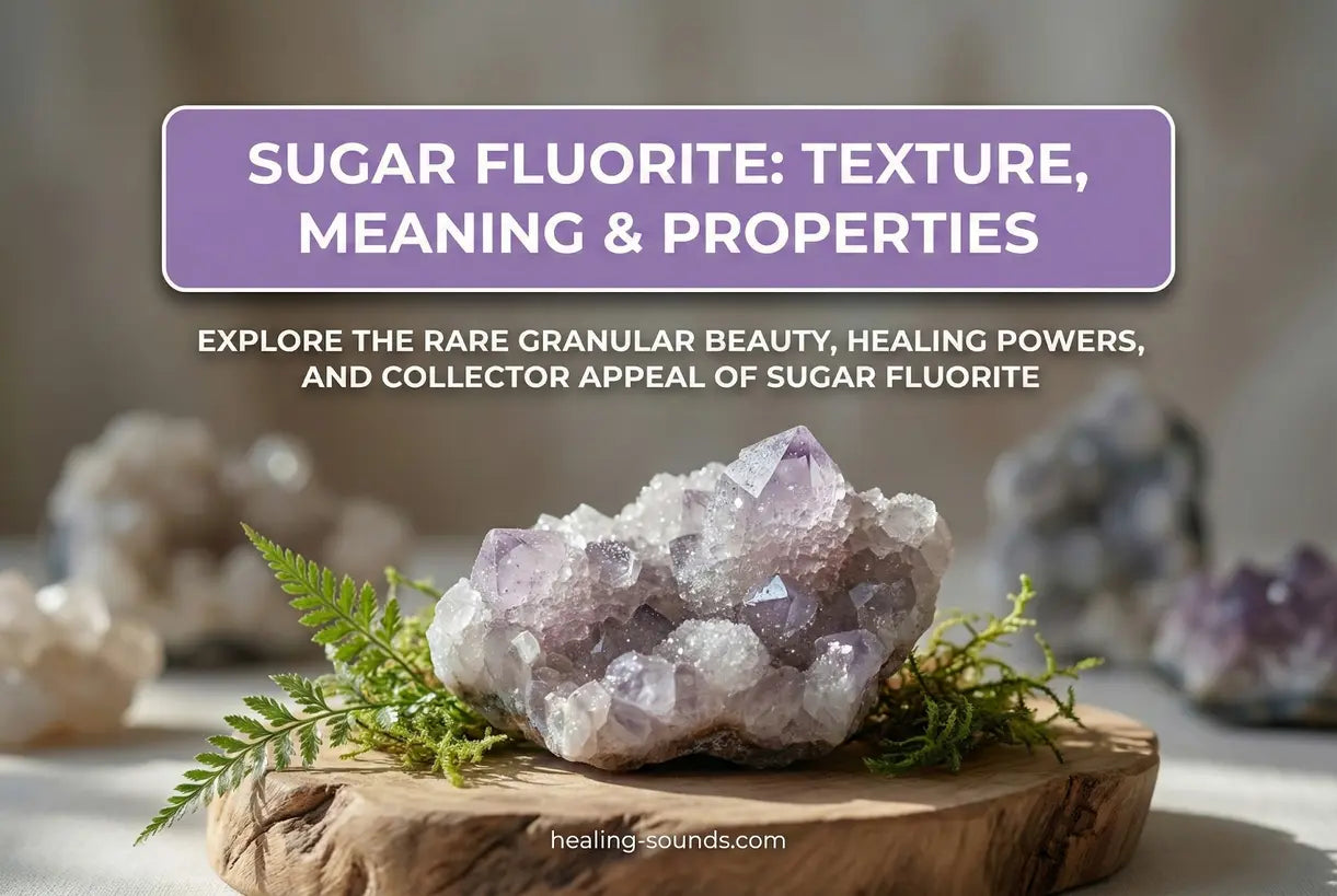 Sugar Fluorite: Texture, Meaning & Healing Properties Guide
