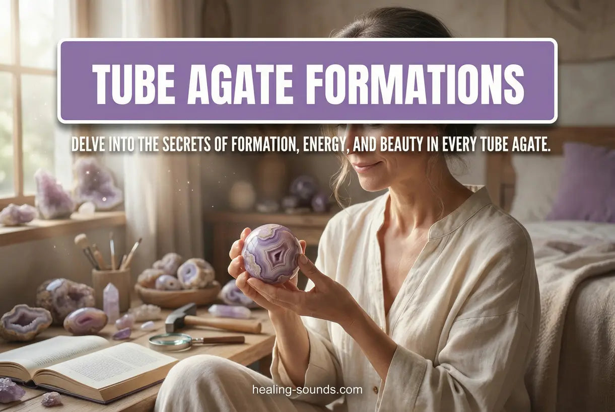 Tube Agate: Unique Formations, Properties, and Healing Qualities