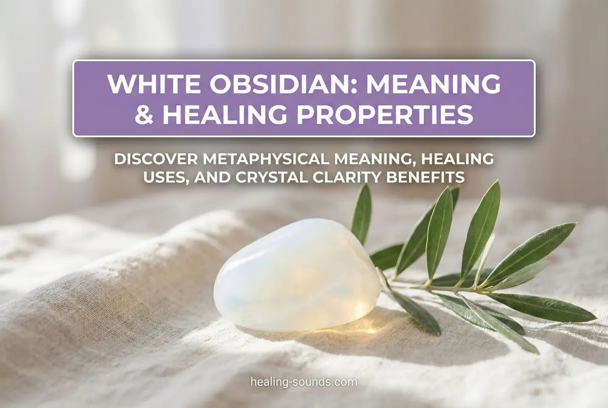 White Obsidian: Healing Properties, Meaning & Crystal Guide