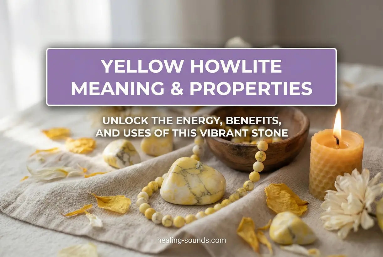 Yellow Howlite Meaning & Properties for Healing & Balance