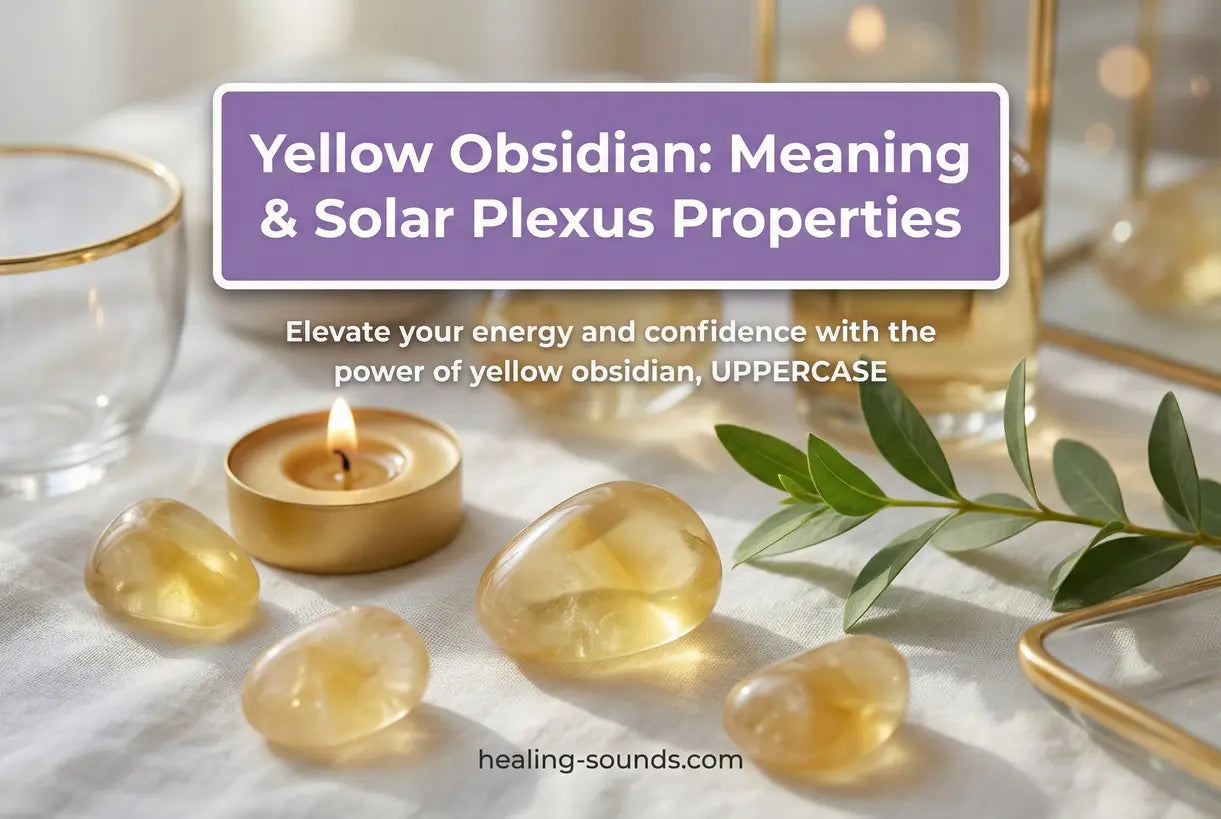Yellow Obsidian Meaning & Solar Plexus Properties Guide