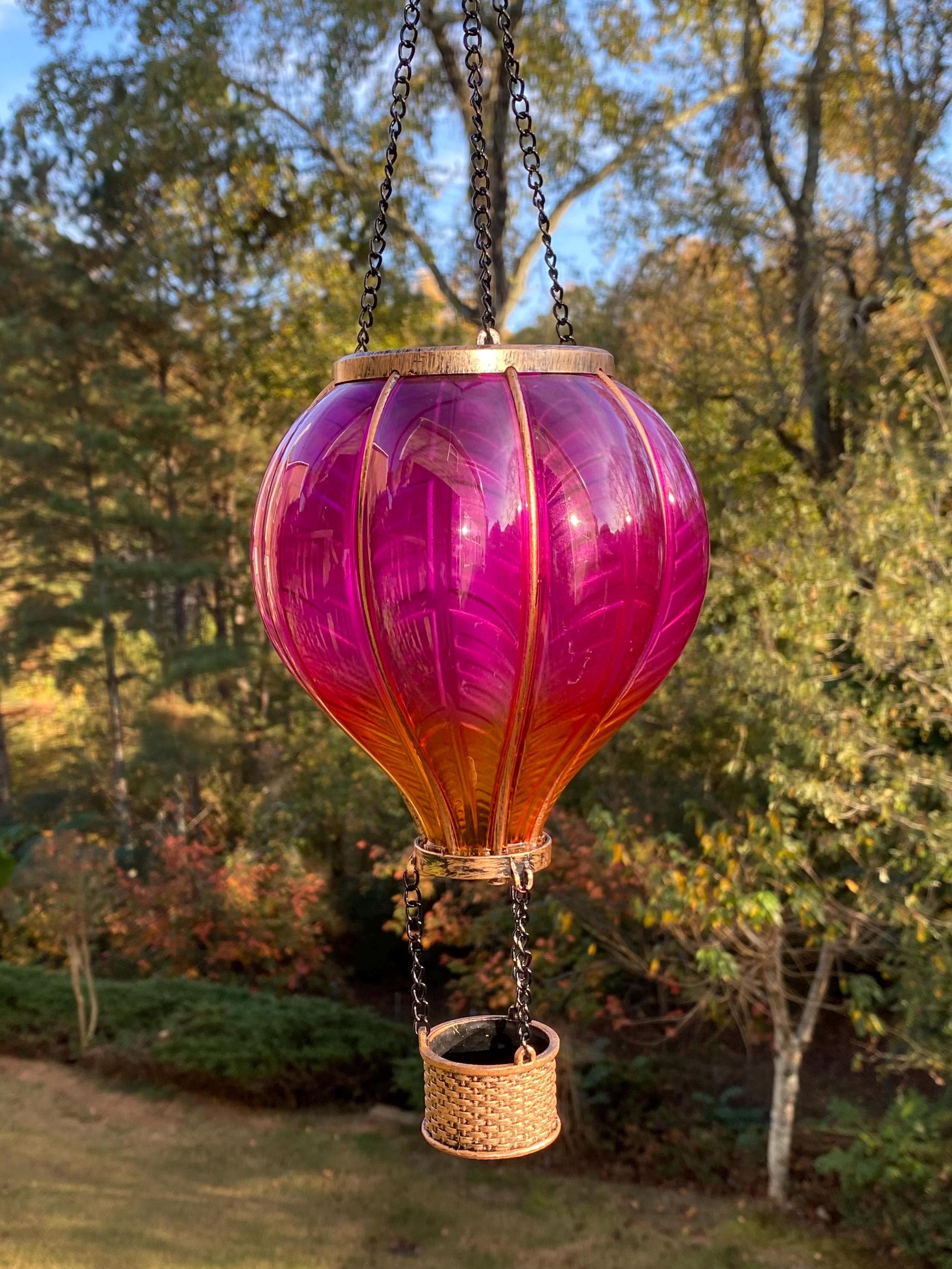 Solar Hot Air Balloon Lantern - Outdoor Garden Light