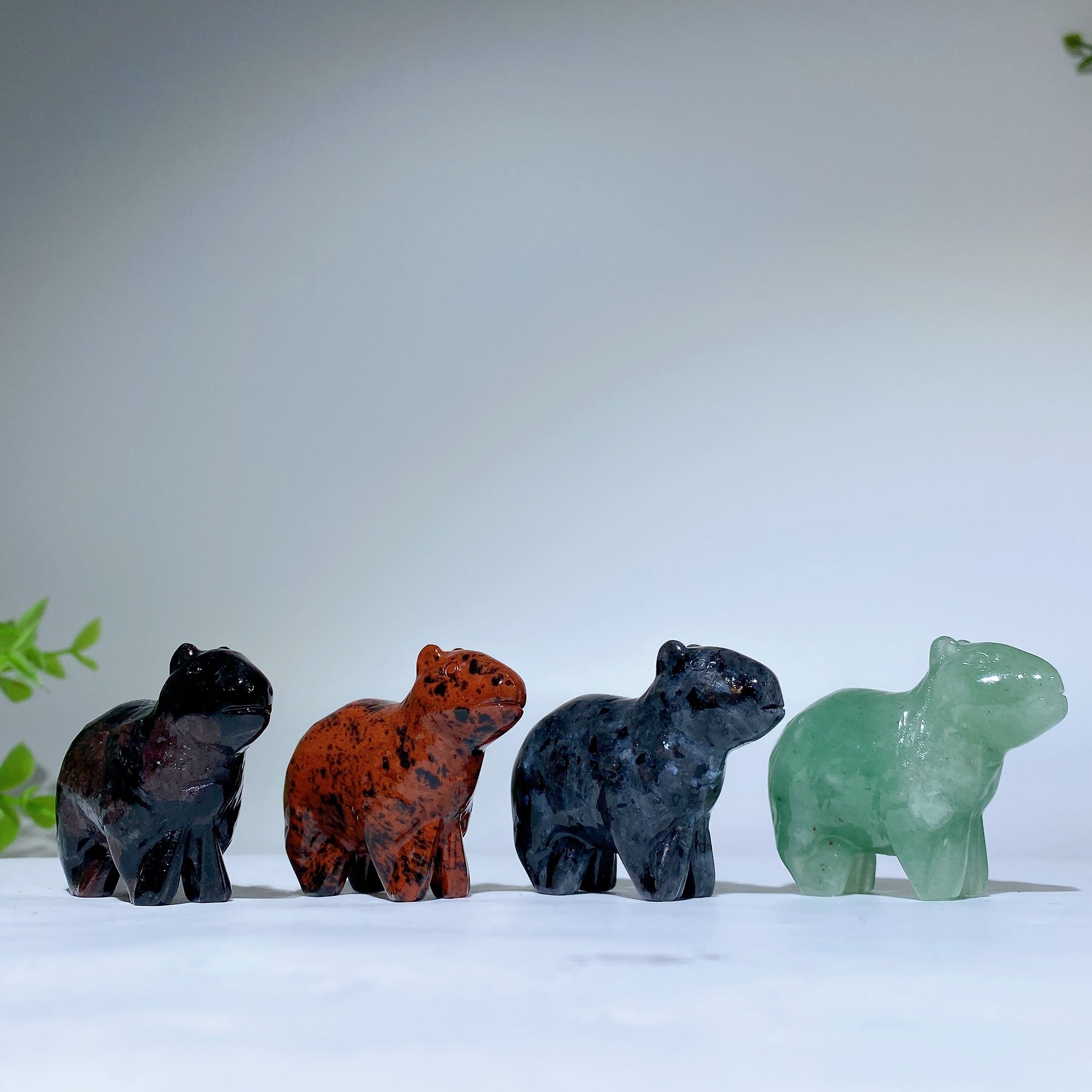 2-inch Crystal Capybara Figurine | Healing Sounds