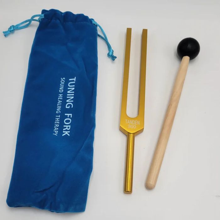 Gold Color Tuning Fork 300Hz for Sale - Healing Tool