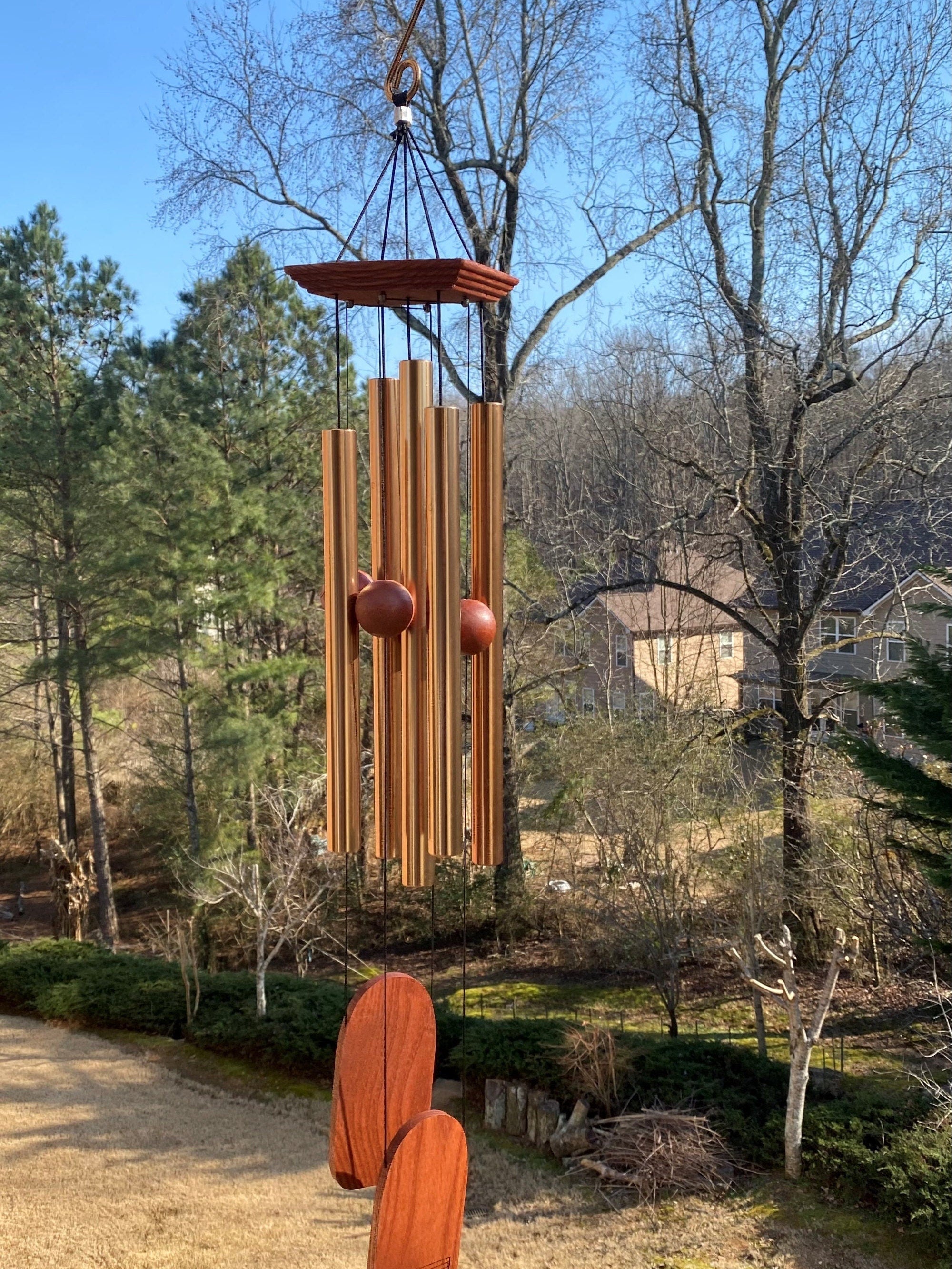 36" Deep Tone Gold Wind Chimes for Sale Online