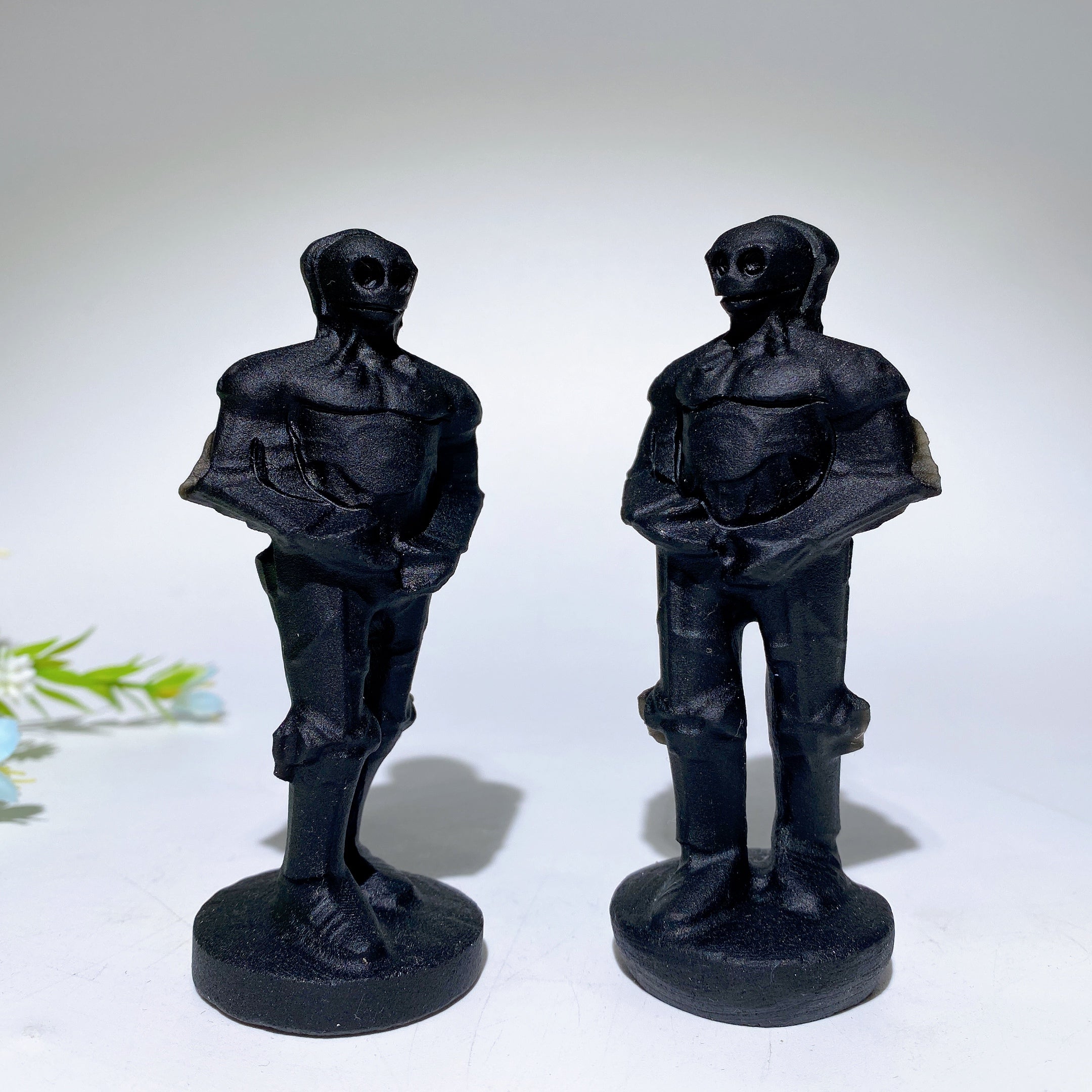 4.0in Black Obsidian Crystal Figurine for Healing | Healing Sounds