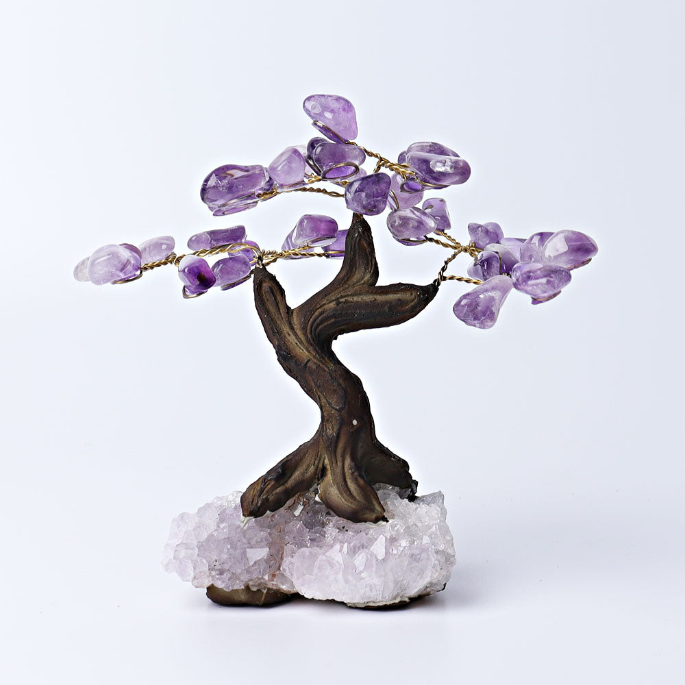 4-inch Amethyst Crystal Tree for Healing | Healing Sounds