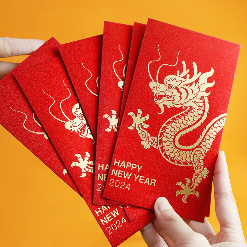 2024 Dragon Year Red Envelopes | Lucky Money Gifts