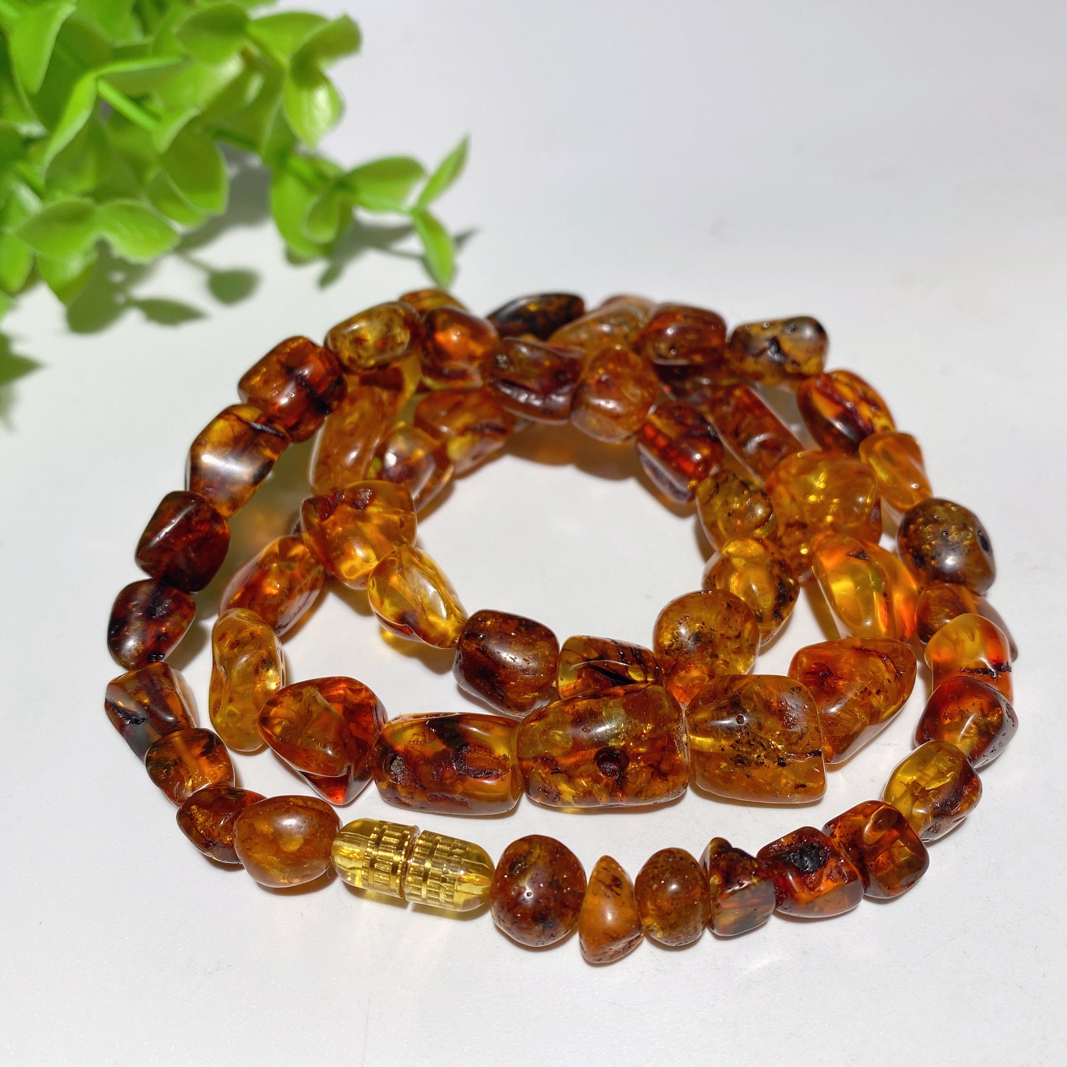 Amber Chips Healing Necklace 7-10mm | Healing Sounds