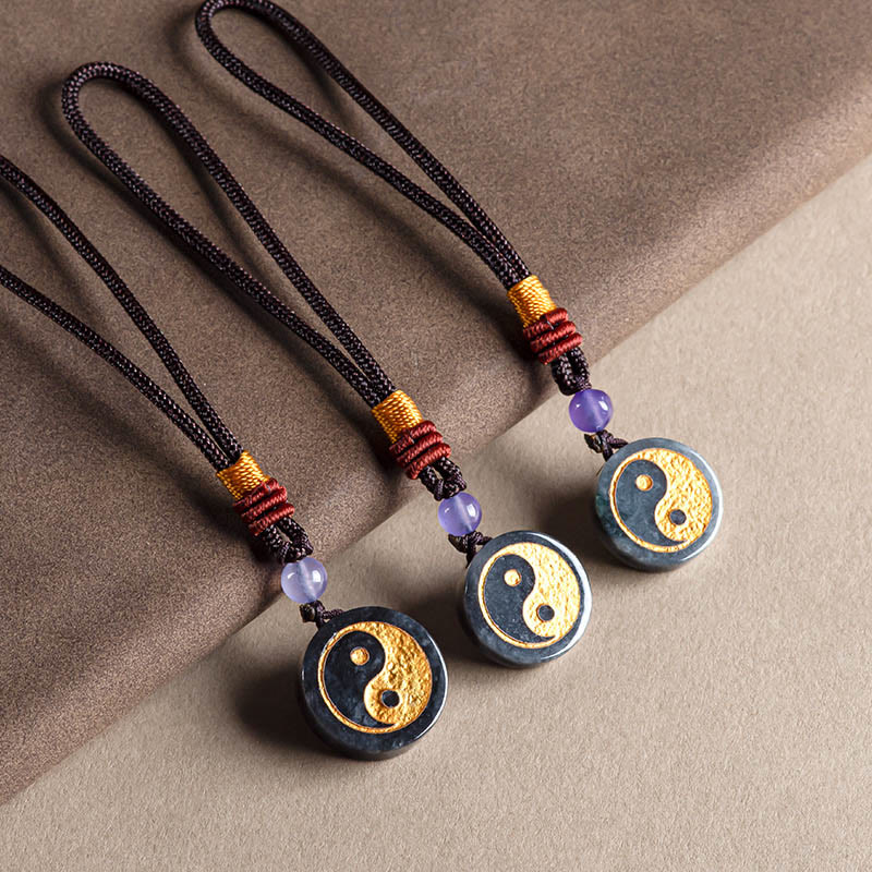 Black Jade Yin Yang Jewelry Key Chain | Healing Sounds
