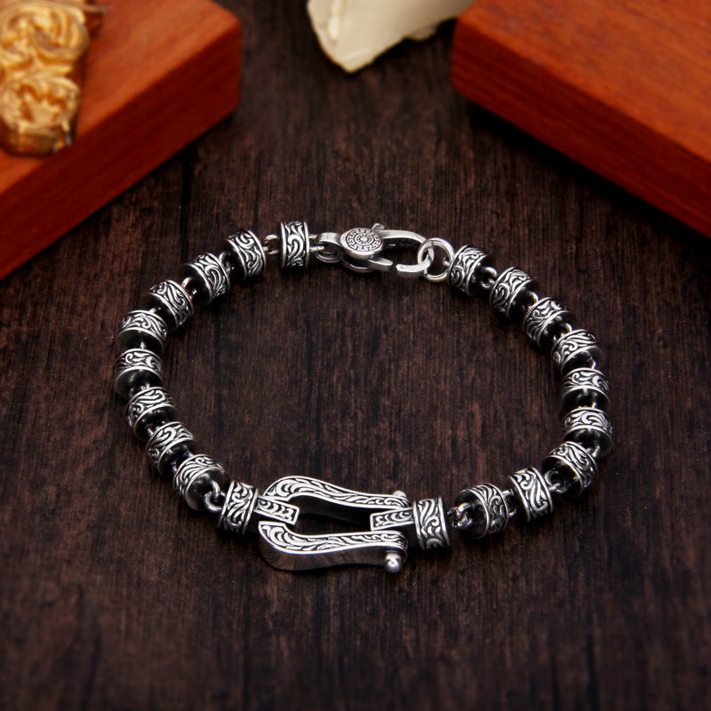 Copper Tang Dynasty Luck Buckle Bracelet | Healing Sounds