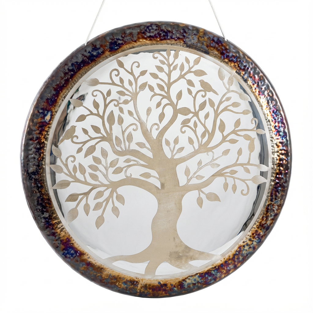 Tree of Life Luminous Gong for Sound Healing & Meditation
