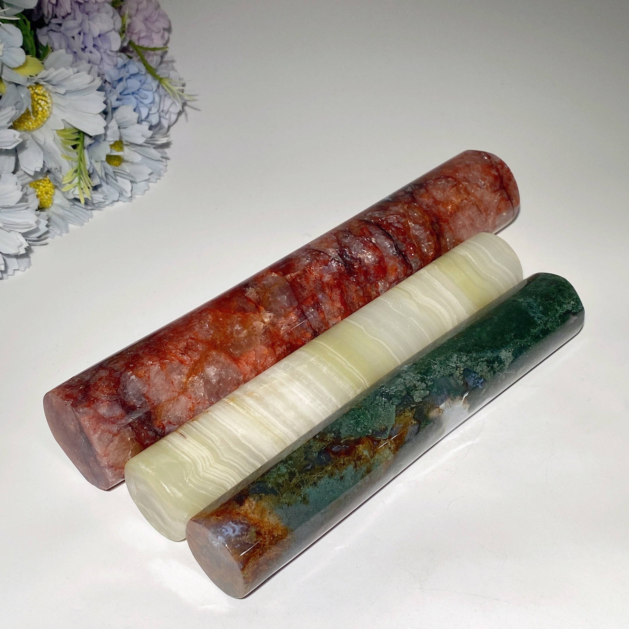 Mixed Crystal Healing Wands 18-30cm | Healing Sounds