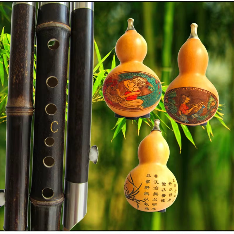 Cucurbit Hulusi Flute C/Bb Key for Sale