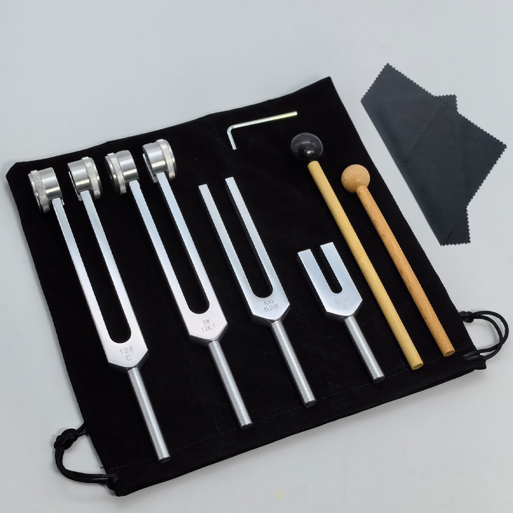 Tuning Fork Set 128Hz, Om, 528Hz, 4096Hz for Sale