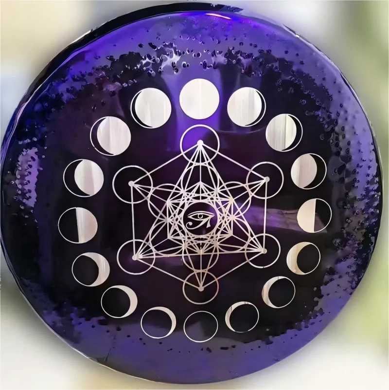 Horus Eye Purple Gong - Buy Meditation Gong Online