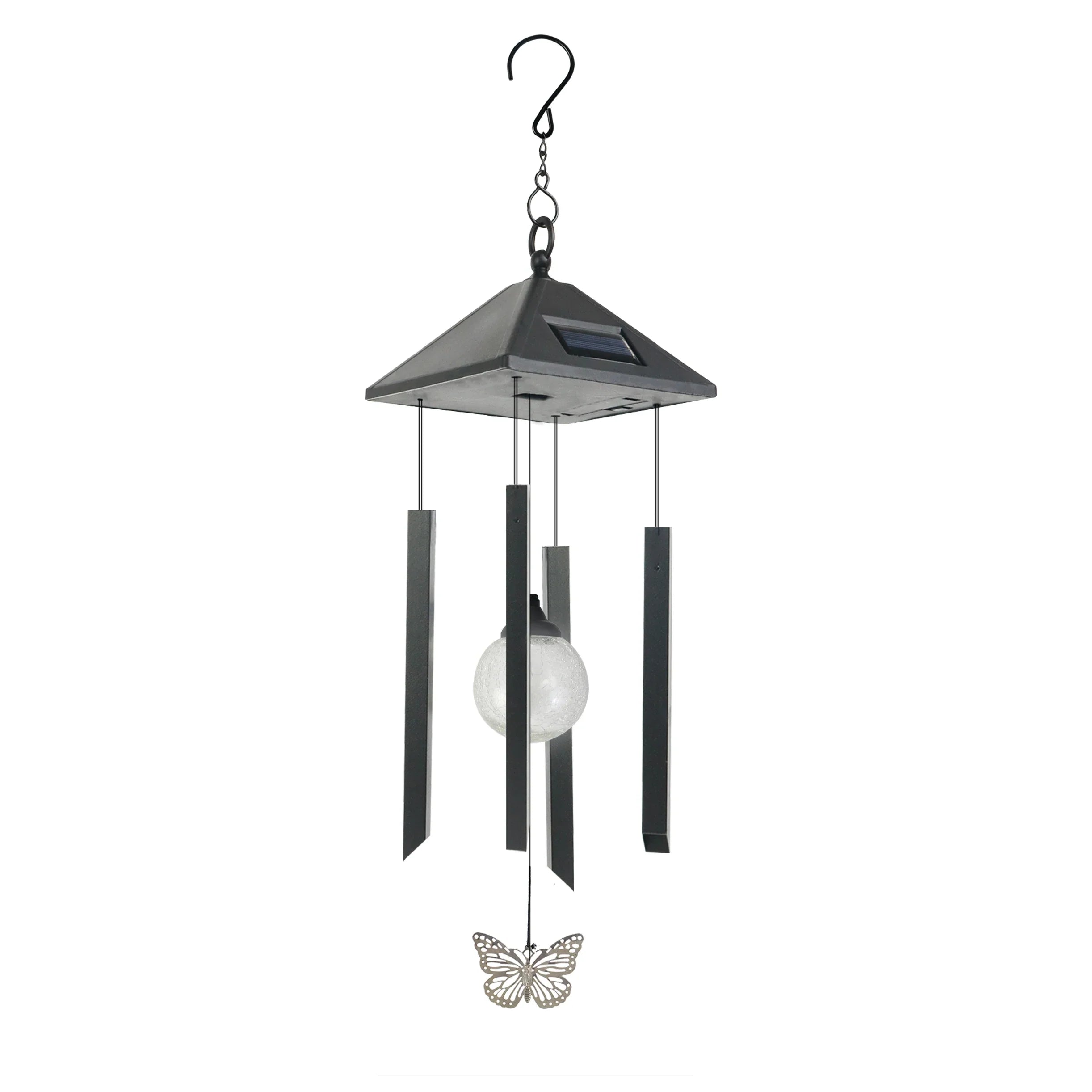 Shell Solar Wind Chimes for sale | Unique Outdoor Decor Online