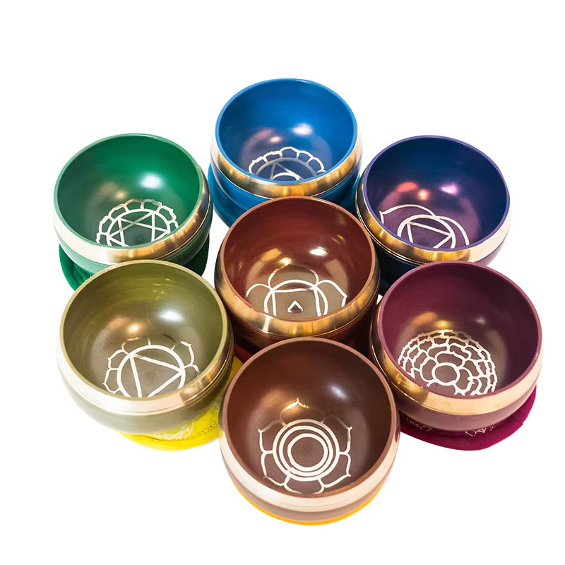 Tibetan Singing Bowls Set for Sale - Handmade Therapy