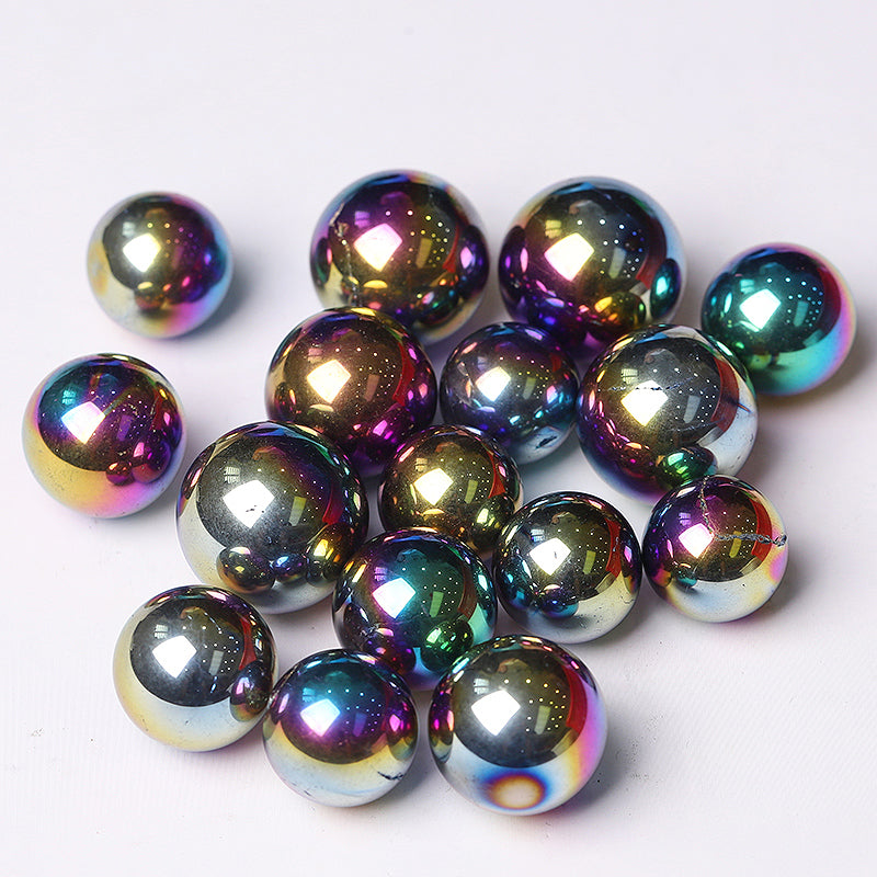 Titanium Aura Crystal Spheres for Healing | Healing Sounds