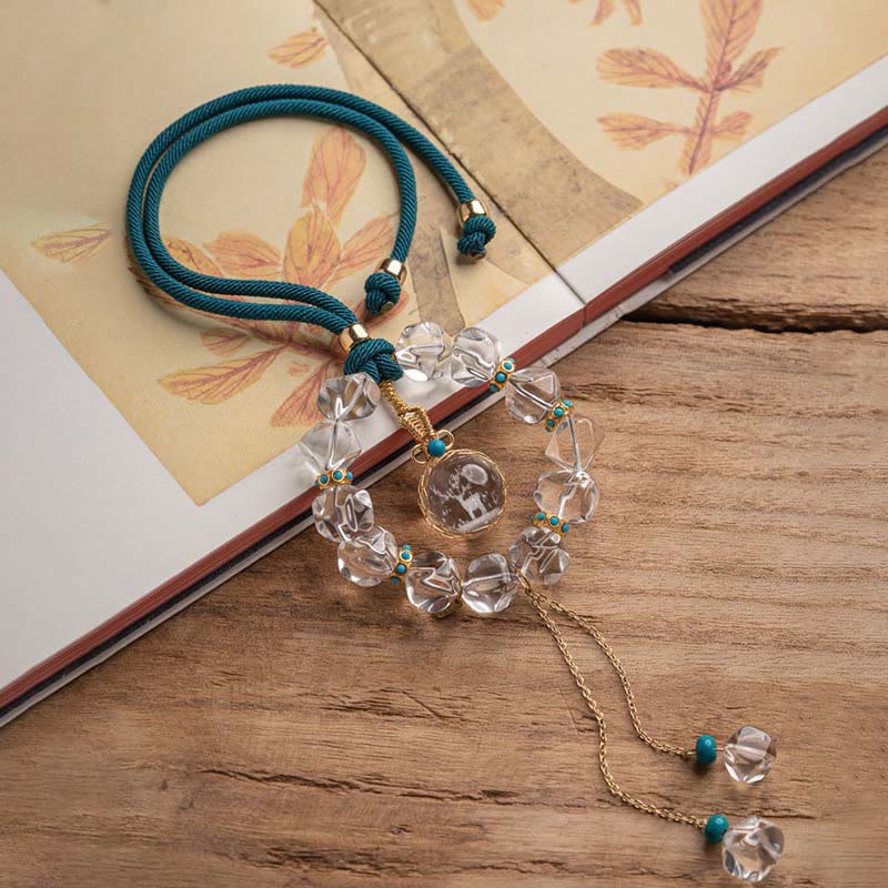 White Crystal Car Hanging Decoration - Spiritual Jewelry